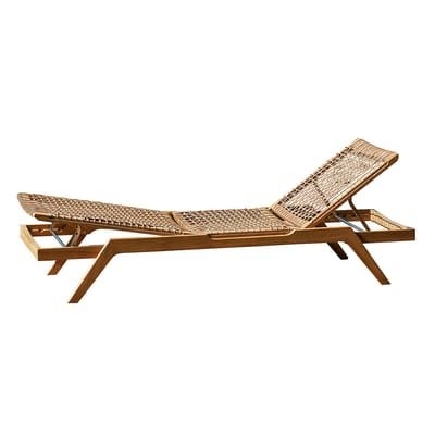 Transat inclinable Synthesis Unopiu - bois naturel | Made In Design