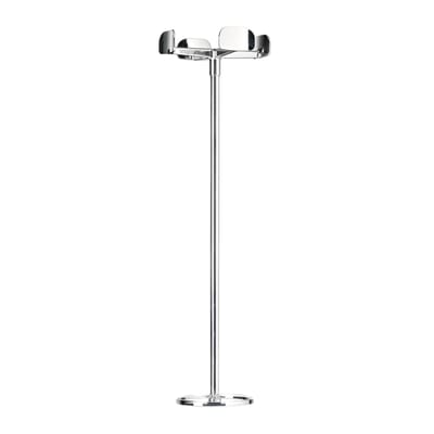 Magis Four leaves Standing coat rack - polished aluminium | Made In ...