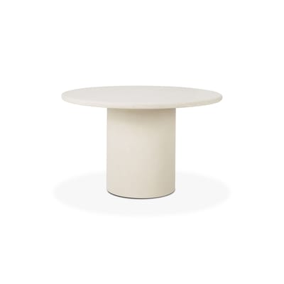 Ethnicraft Elements Round table - off white | Made In Design UK