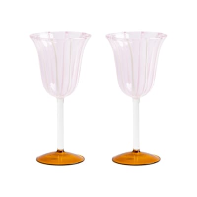 Verre à vin Eve & klevering - rose | Made In Design
