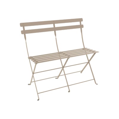 Fermob Bistro Folding bench - nutmeg | Made In Design UK