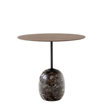 Beistelltisch Lato LN9 von &tradition - nussbaum braun | Made In Design