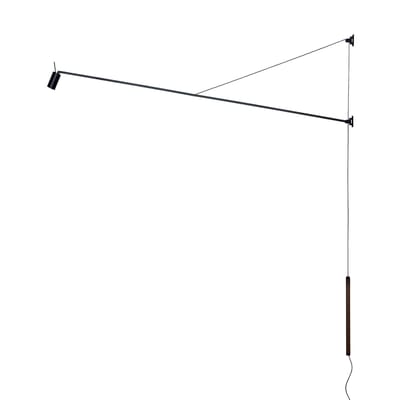 Nemo Swan LED Wall light with plug - aluminium | Made In Design UK