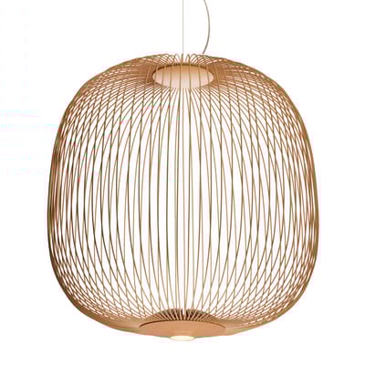Foscarini Spokes 2 Small Pendant - copper | Made In Design UK