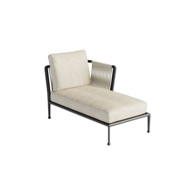 Canapé de jardin modulable Treble Unopiu / Dormeuse gauche - L 139 cm ...