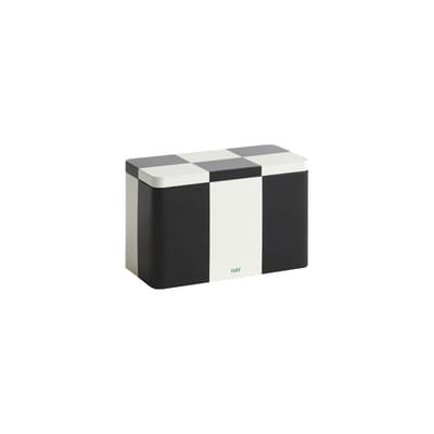 Hay Tin Medium Airtight box - black white | Made In Design UK