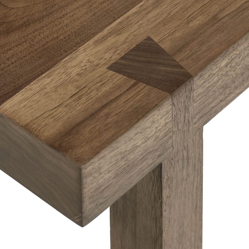 Banc Walnut Solid Small valerie objects - bois naturel | Made In Design
