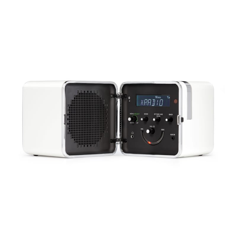 Brionvega Radio.Cubo 50 Portable radio - snow white | Made In Design UK