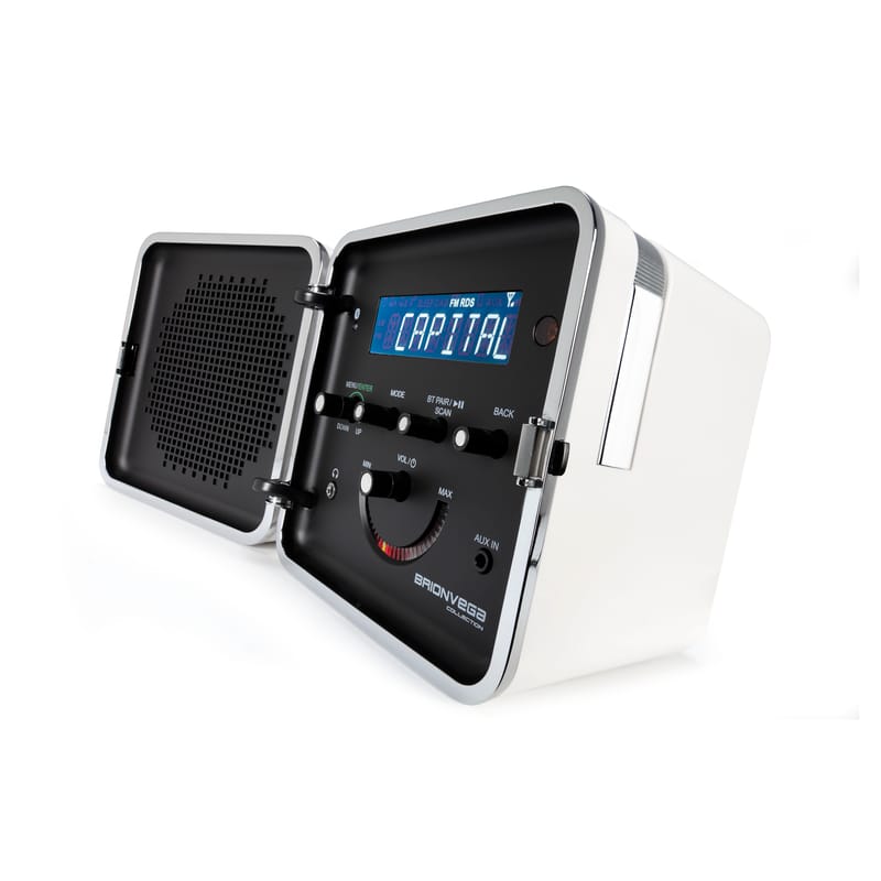Radio portatile Radio.Cubo 50 di Brionvega - bianco | Made In Design