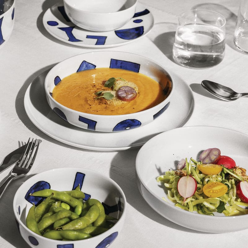 Assiette à dessert Itsumo - Yunoki Alessi - bleu | Made In Design