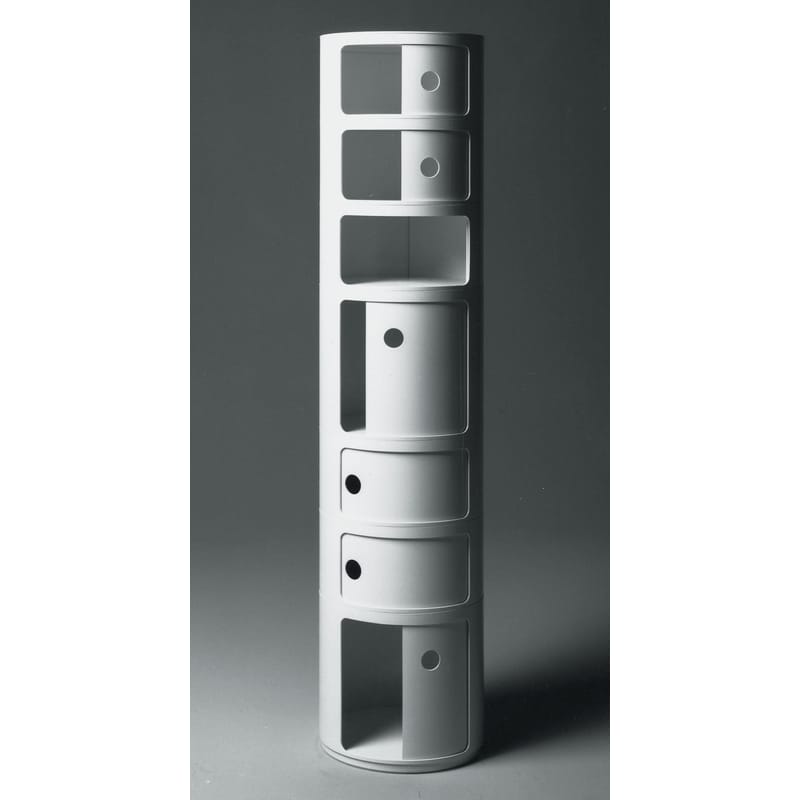 Kartell Componibili Storage - glossy black | Made In Design UK