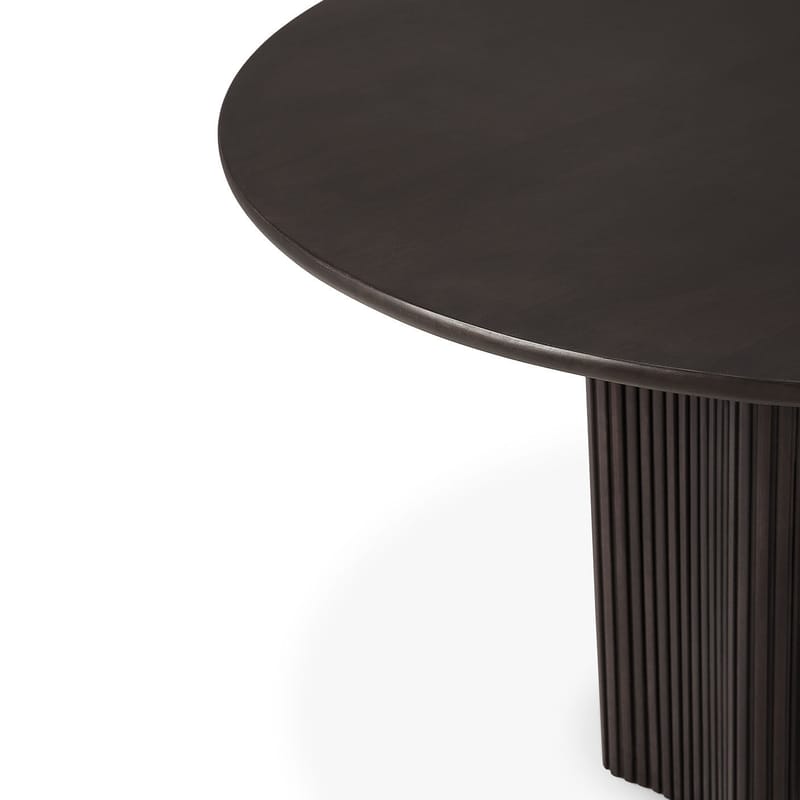 Table ronde Roller Max Ethnicraft - bois naturel | Made In Design