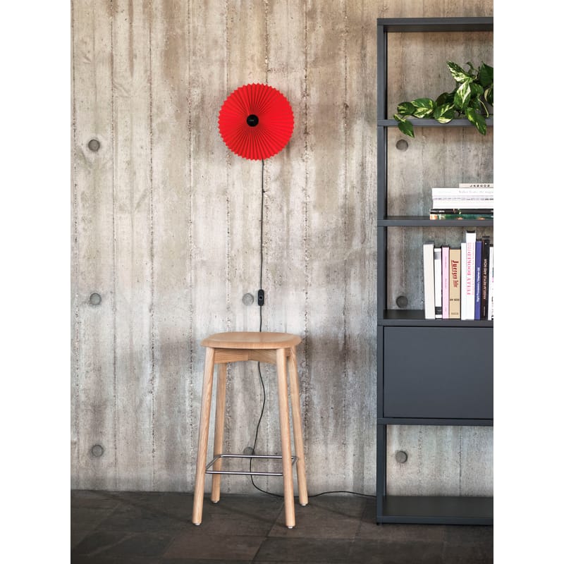 Wandleuchte mit Stromkabel Matin Small von Hay - gelb | Made In Design