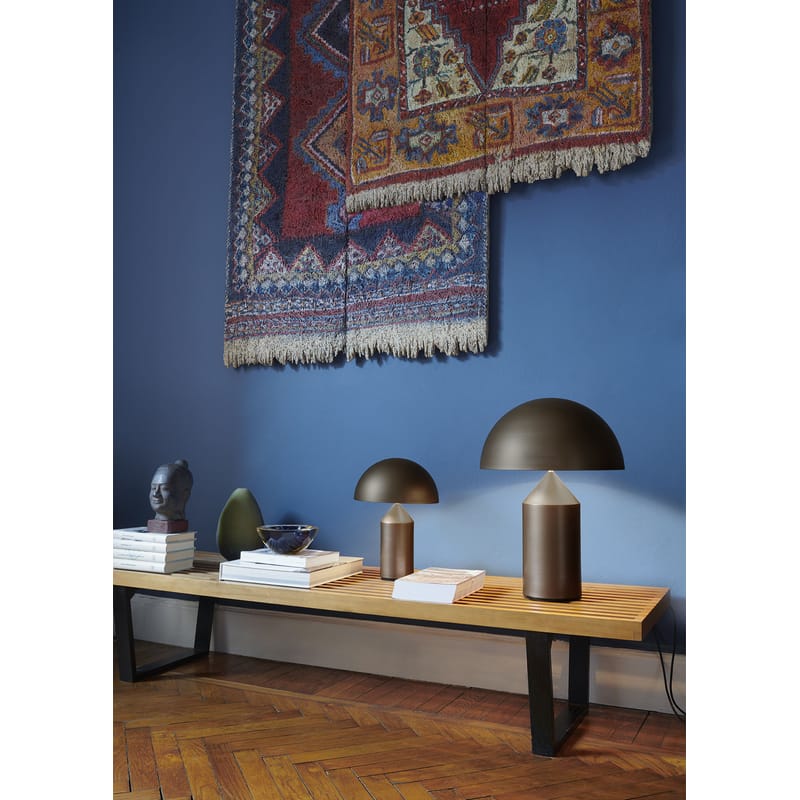 Tischleuchte Atollo Large von O luce - bronze | Made In Design