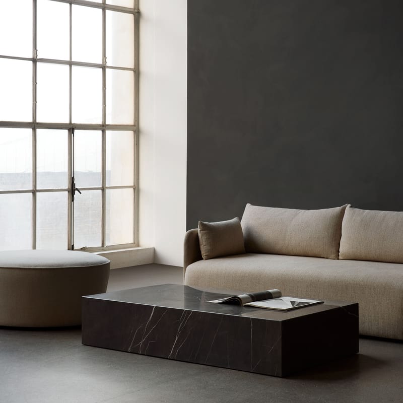 Table basse Plinth Grand Audo Copenhagen - noir | Made In Design