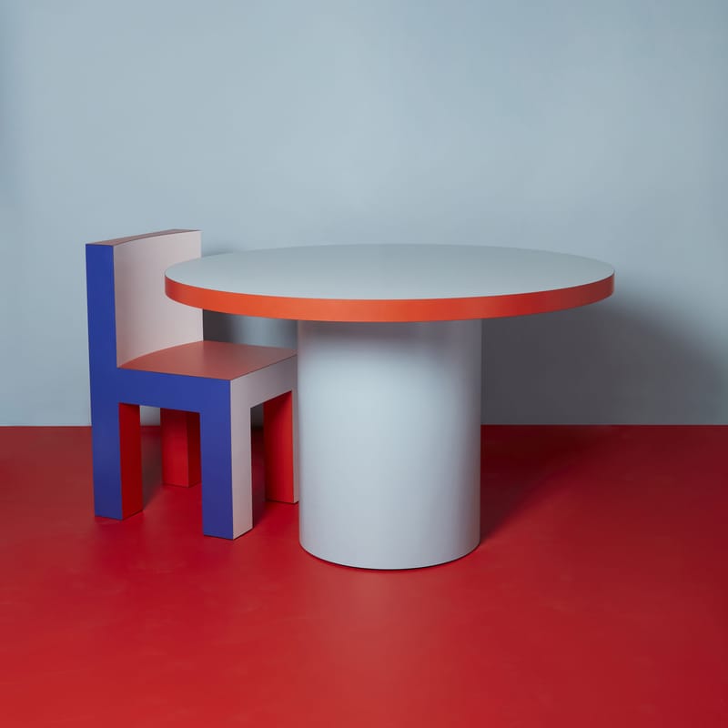 Stuhl Tagadà Chair von STAMULI - rot blau weiß | Made In Design