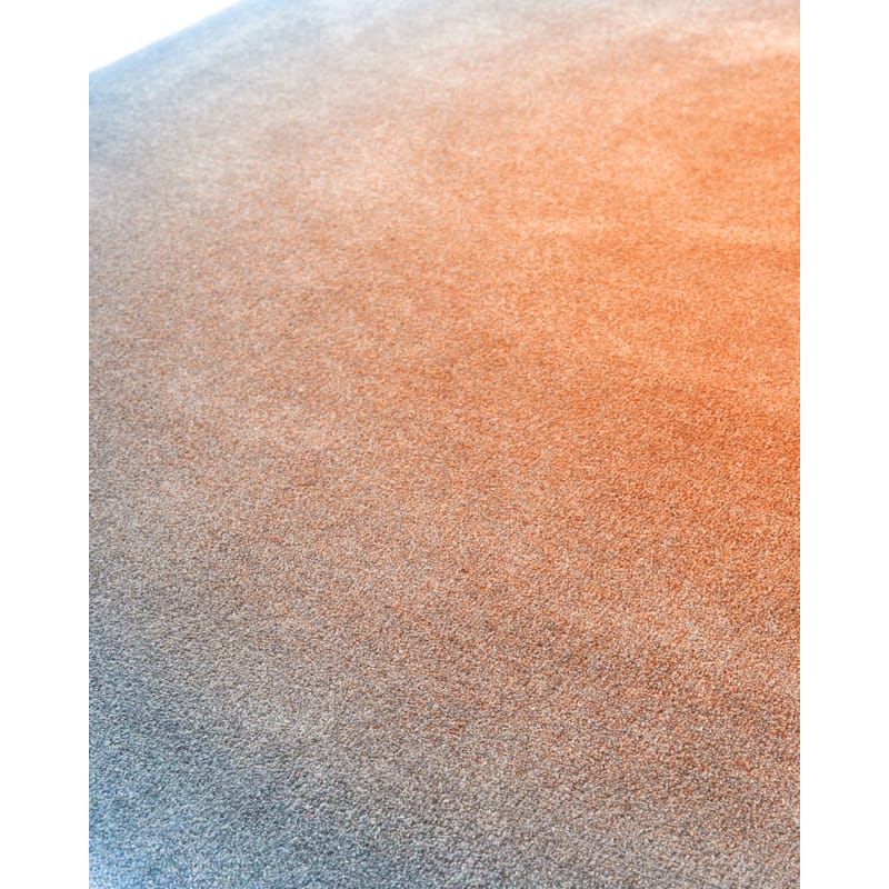 Teppich Optical von Pols Potten - blau orange | Made In Design