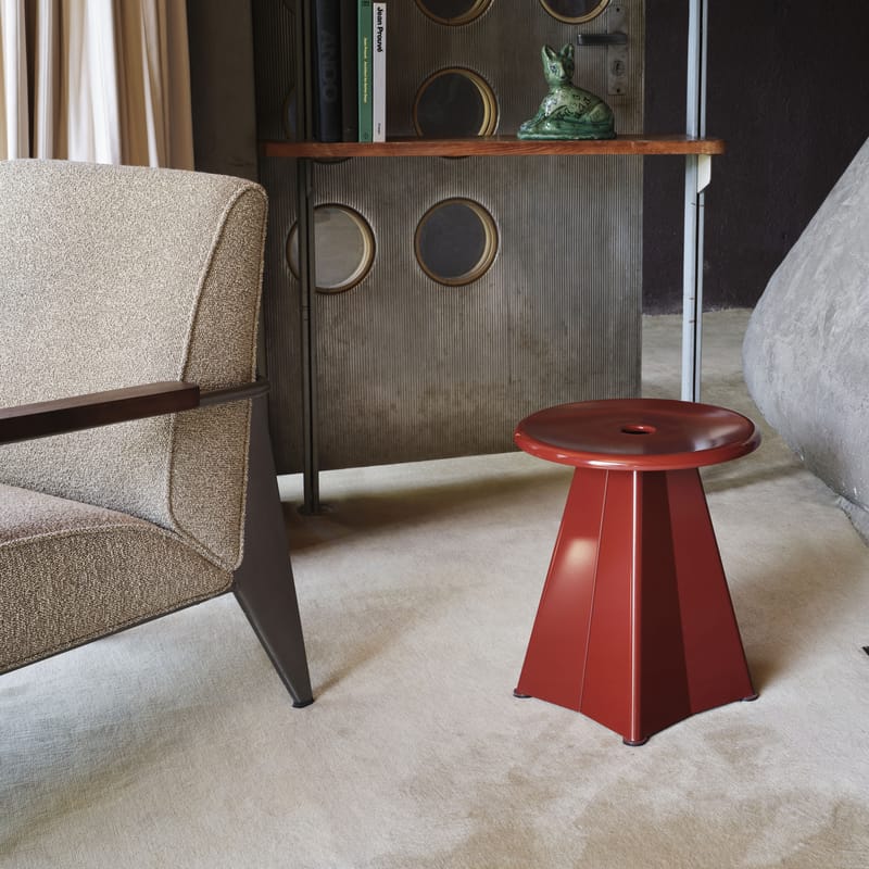 Hocker Métallique von Vitra - japanisches rot | Made In Design