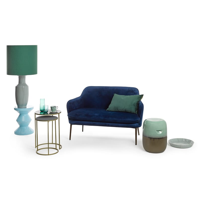 Hocker Zig Zag von Pols Potten - hellblau | Made In Design