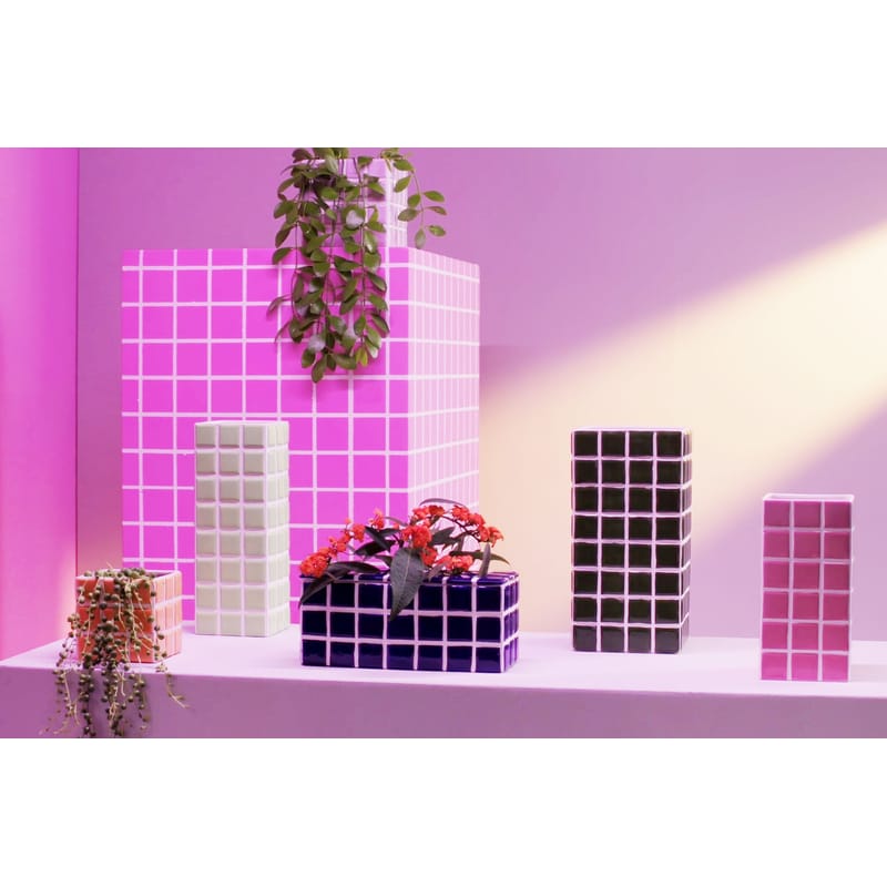 & klevering Tile Small Vase - pink | Made In Design UK