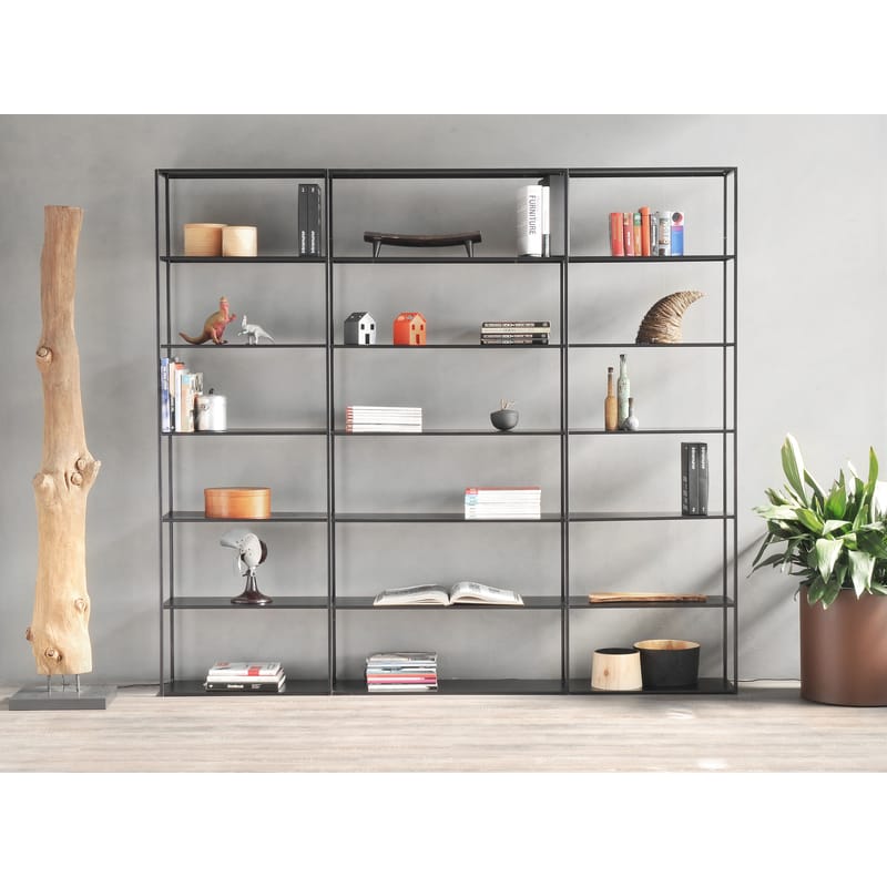 Zeus Easy Irony Bookcase - copper black | Made In Design UK