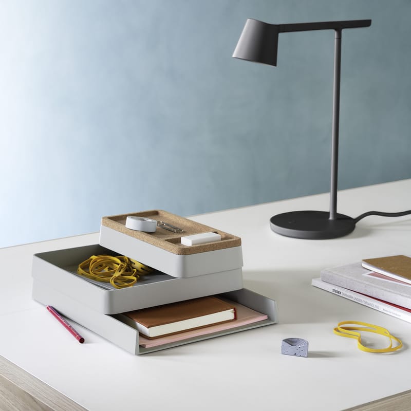 Organiseur de bureau Arrange n°1 Muuto - gris | Made In Design