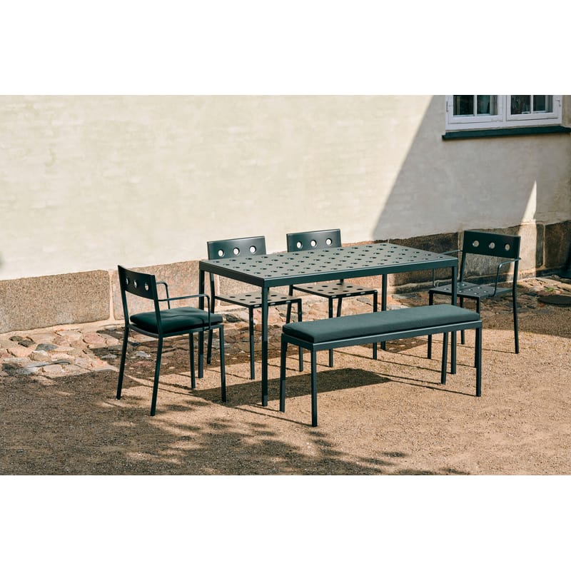 Hay Balcony Bench - oxyde red | Made In Design UK