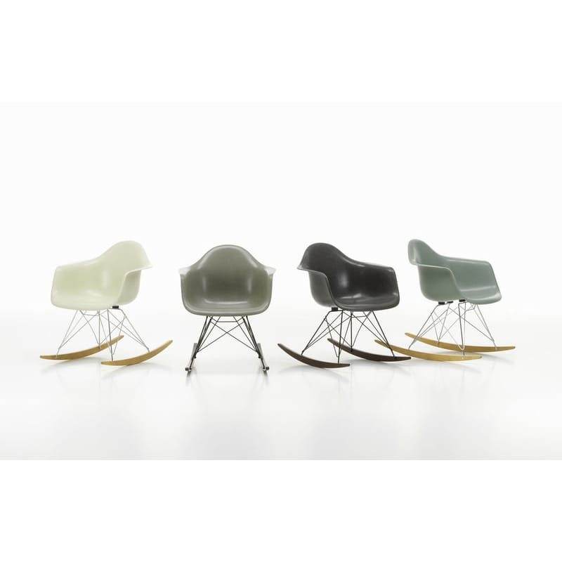 Rocking chair RAR - Eames Fiberglass Armchair Vitra - vert | Made In Design