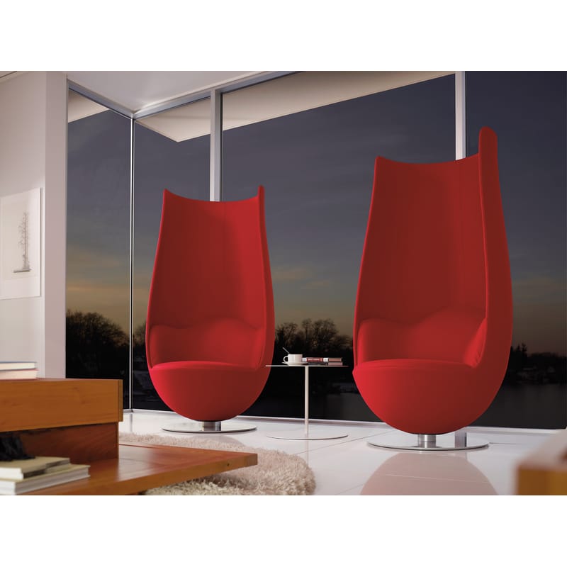 Drehsessel Tulip von Cappellini - rot | Made In Design