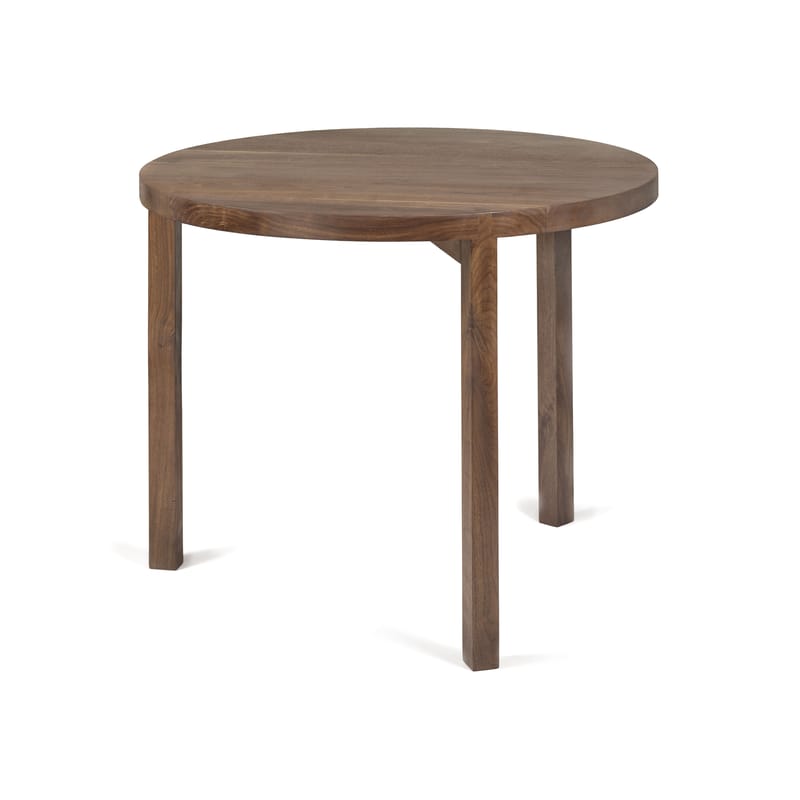 Tavolo rotondo Walnut Solid di valerie objects - legno naturale | Made ...