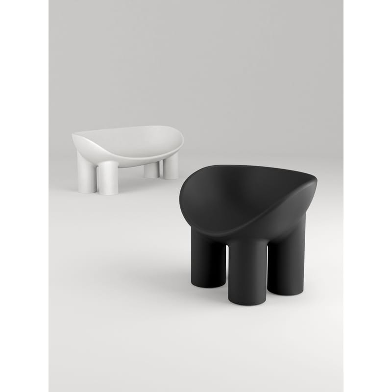 Divano da giardino a 2 posti Roly Poly di Driade - nero | Made In Design