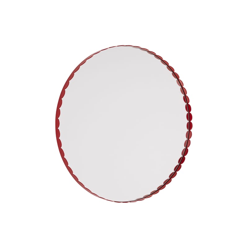 Hay Arcs Wall mirror - red | Made In Design UK