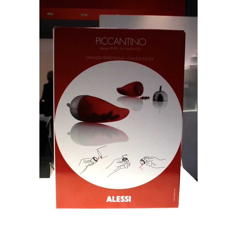 Concasse-piment Piccantino Alessi - rouge | Made In Design