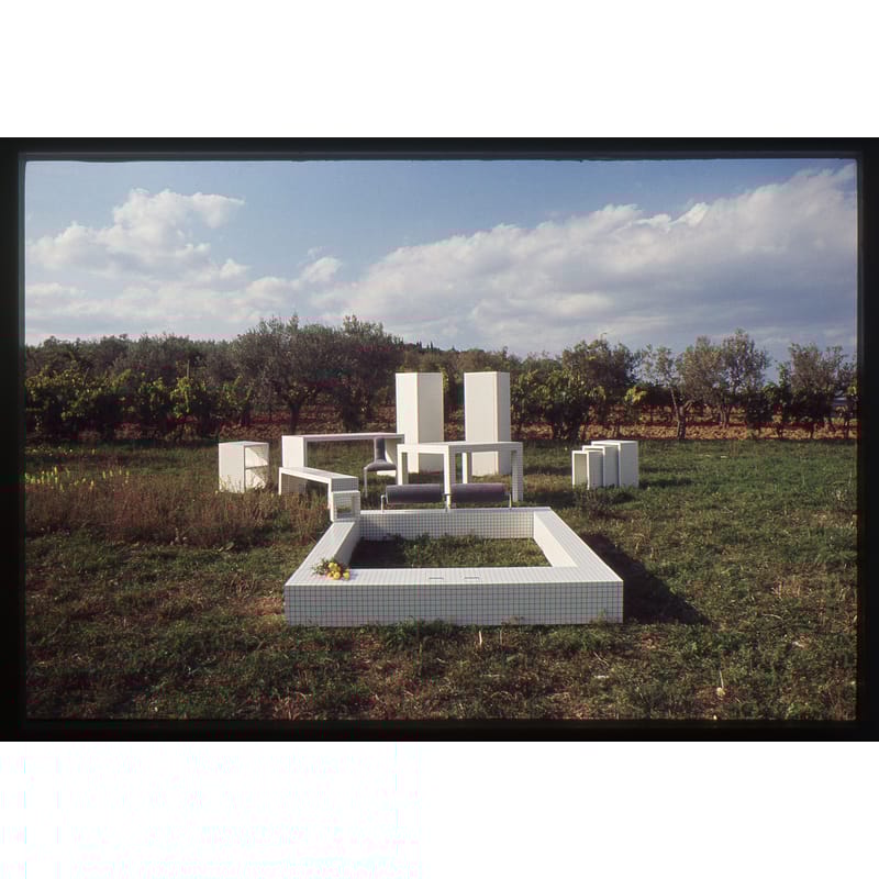 Table basse Quaderna Zanotta - blanc | Made In Design