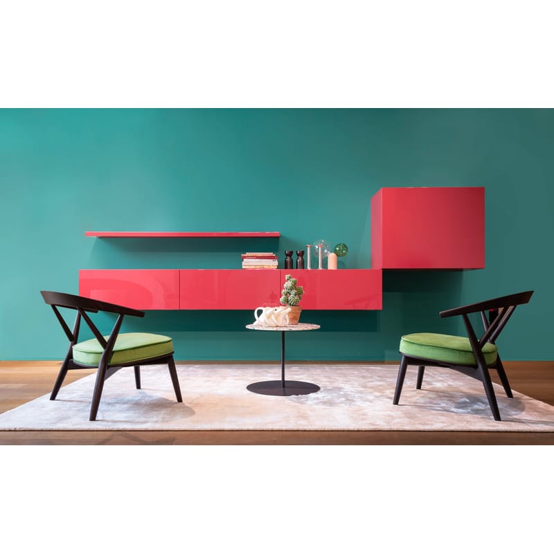 Tavolino Gong Terrazzo di Cappellini - multicolore | Made In Design