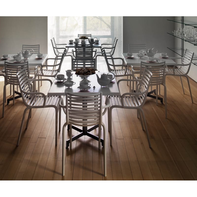 Driade Pip-e Stackable armchair - white | Made In Design UK