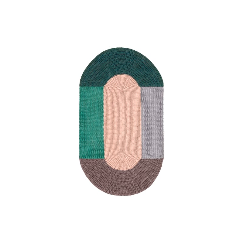 Tapis The Crochet Collection Mono Gan - rose | Made In Design