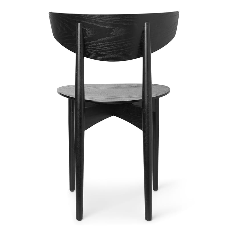 Black danish dining chair store
