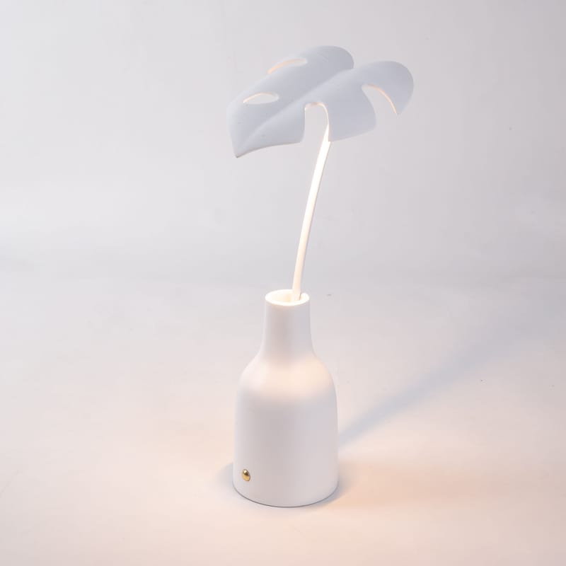 Lampe sans fil rechargeable Leaf Lamp - Delicio Seletti - blanc | Made ...