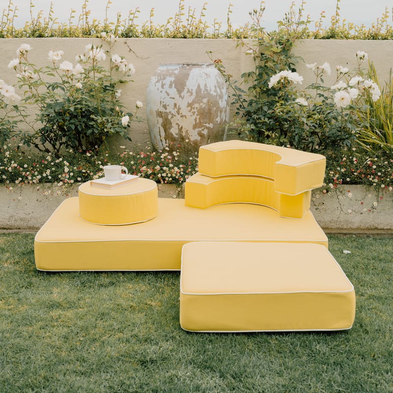 Yellow modular sofa store