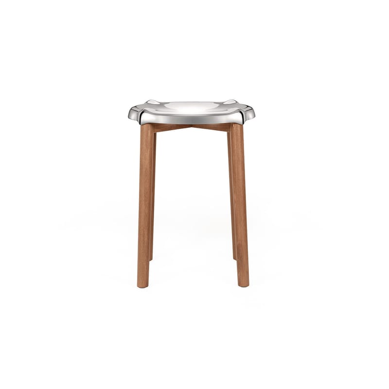 Hocker Poêle Collection von Alessi - stahl poliert | Made In Design