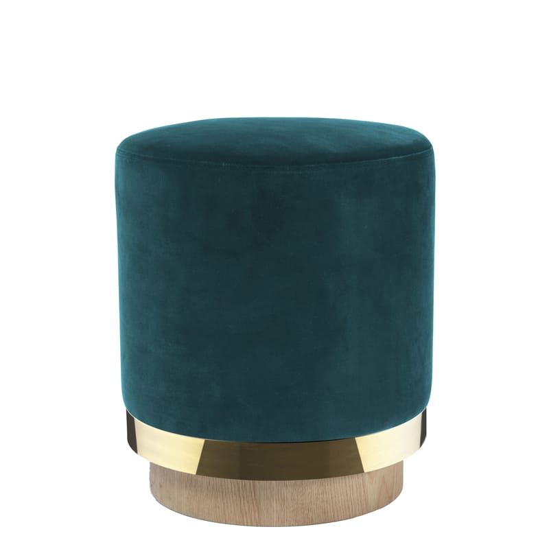 Velvet pouf store