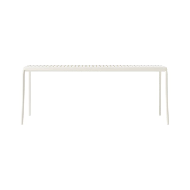 Banc Patio Lames Tolix - blanc | Made In Design