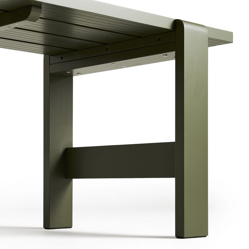 Table rectangulaire Weekday Hay - vert | Made In Design