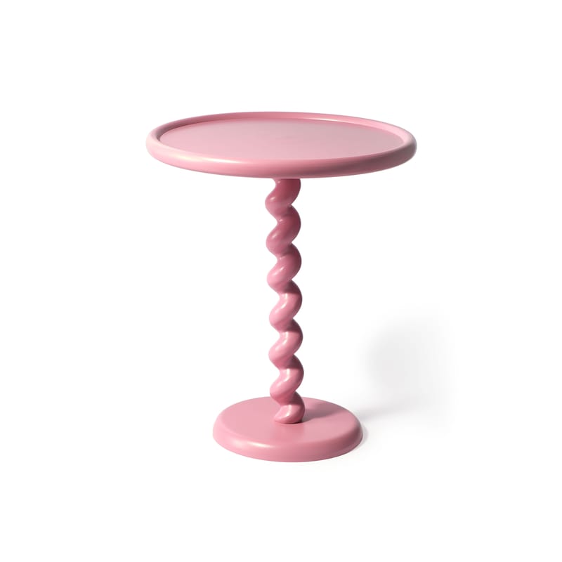 Table d'appoint Twister Pols Potten - rose | Made In Design