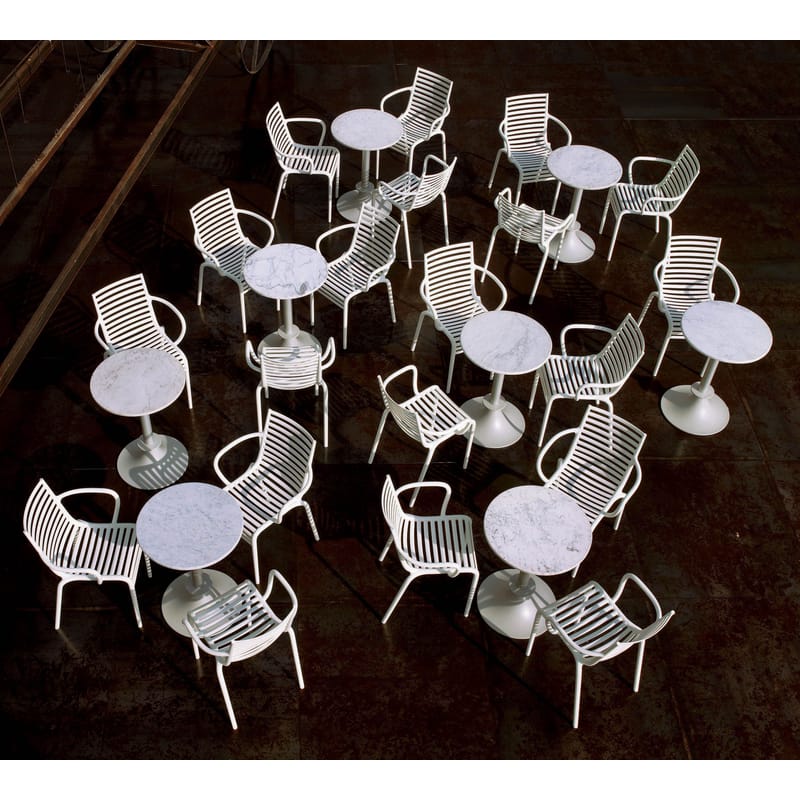 Driade Pip-e Stackable armchair - white | Made In Design UK