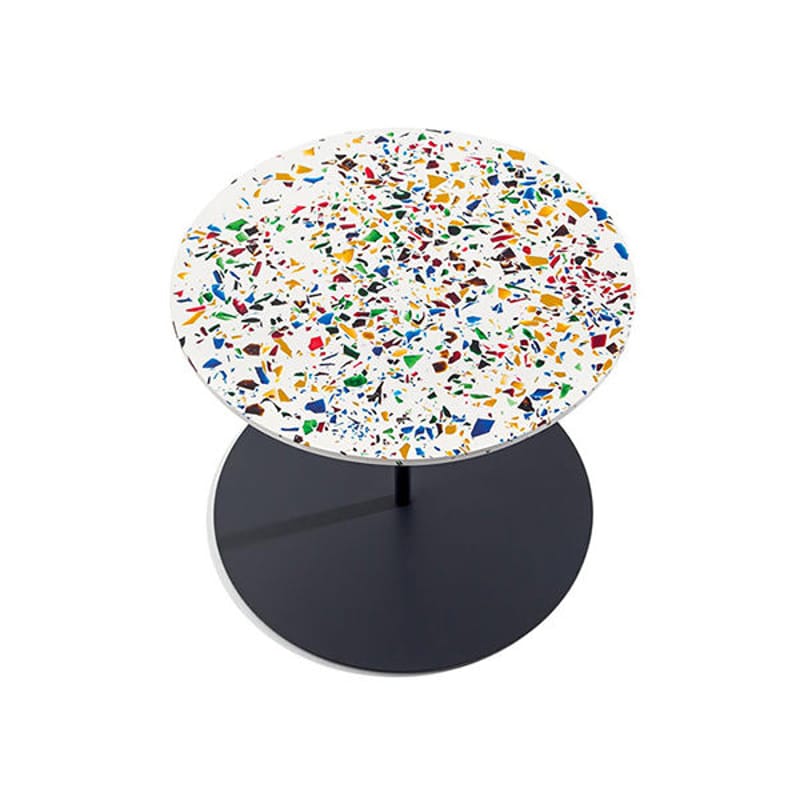 Tavolino Gong Terrazzo di Cappellini - multicolore | Made In Design