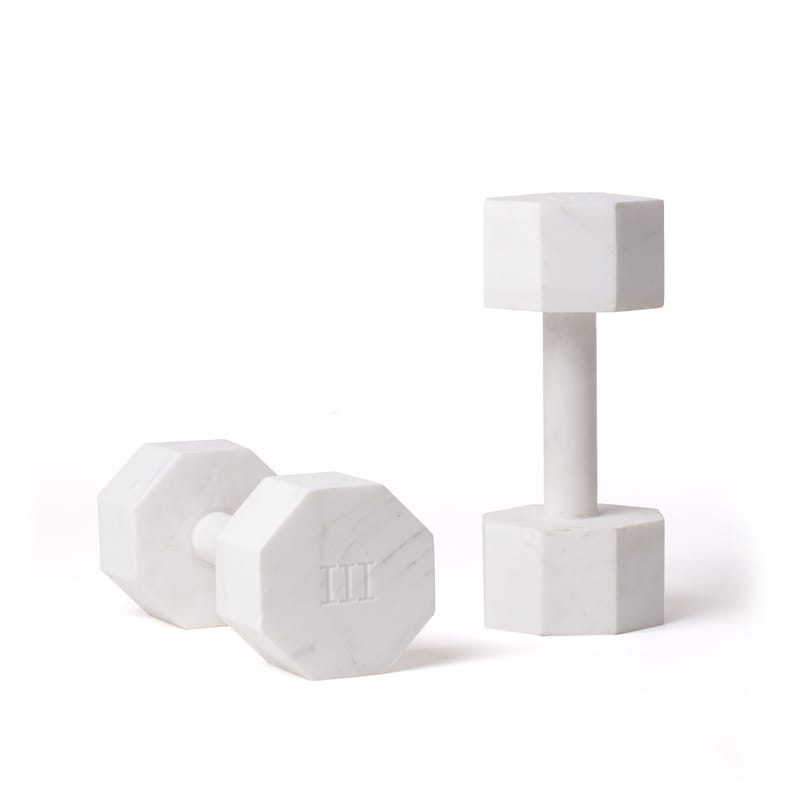 Seletti Lvdis - Haltères Large Sculpture - white | Made In Design UK