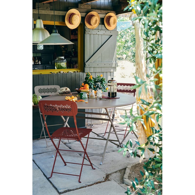 Fermob Caractère Foldable table - nutmeg | Made In Design UK