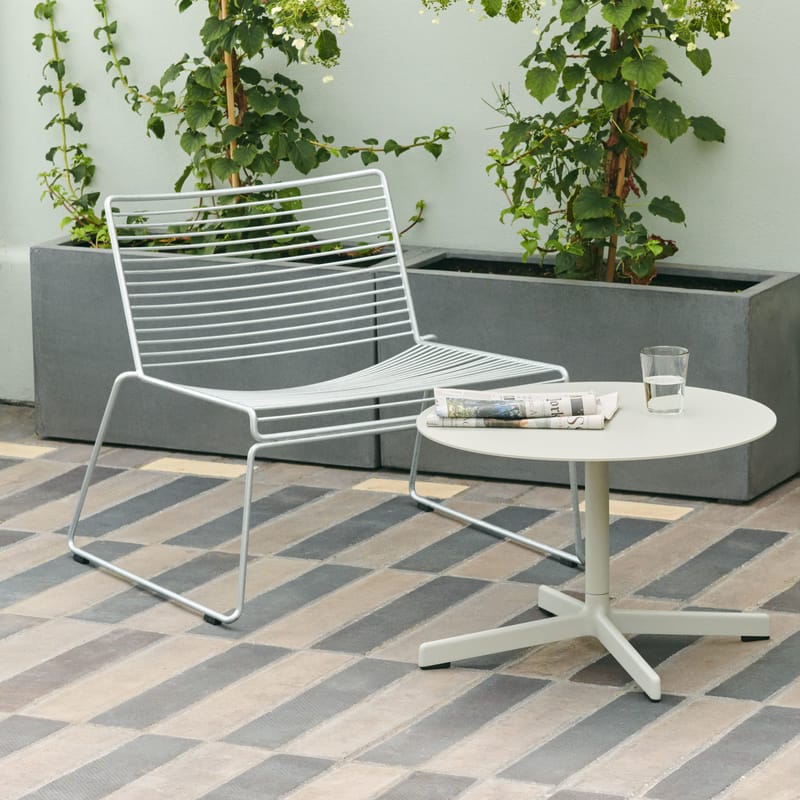 Hay Hee Low armchair - galvanized steel | Made In Design UK